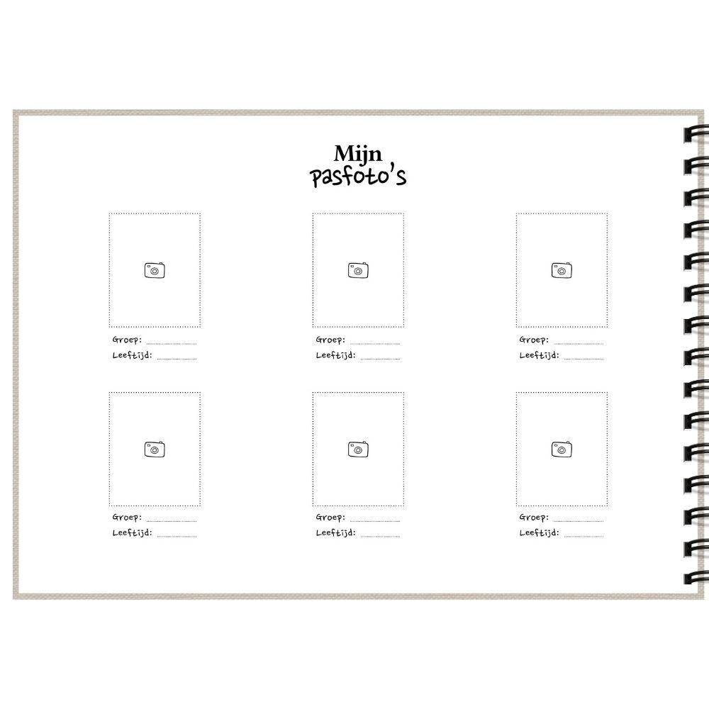 Schoolfotoboek met linnen cover | voor de basisschool – Oh My Goody